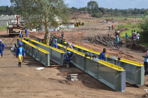 Plem construction of Malawi’s longest bridge at Chapananga progressing ...
