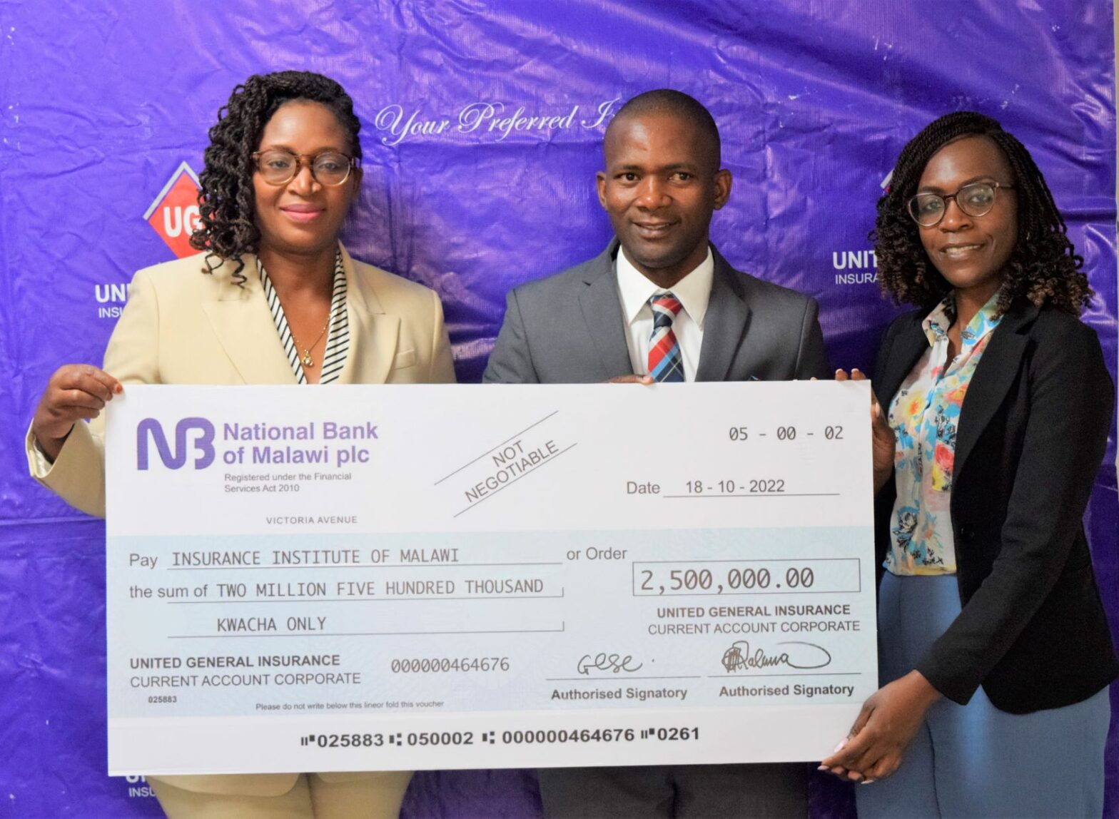 UGI gives Insurance Lake Conference K2.5m - Malawi Nyasa Times - News ...