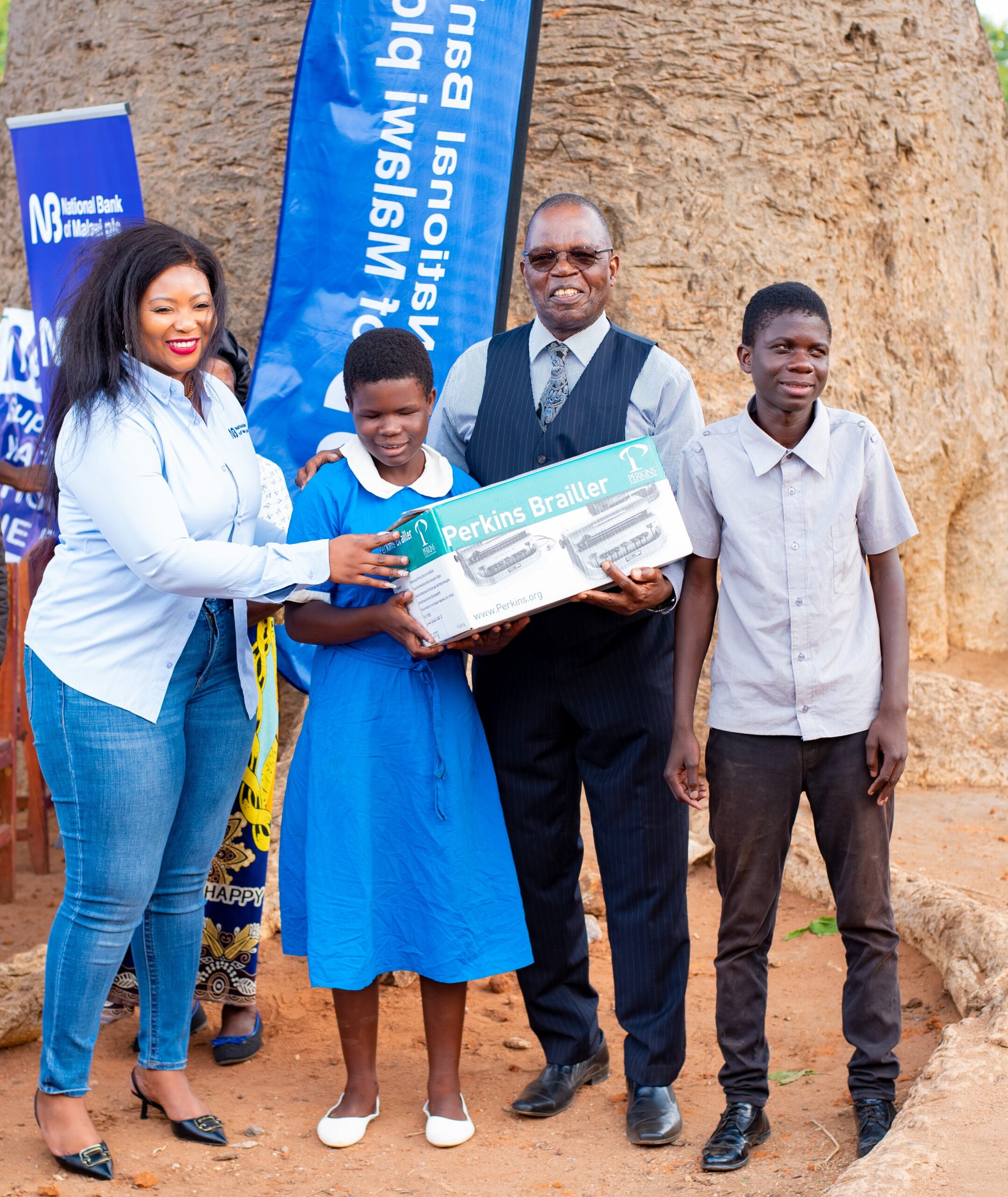 NBM donates 3 braille machines to Nazombe School for the Blind - Malawi ...