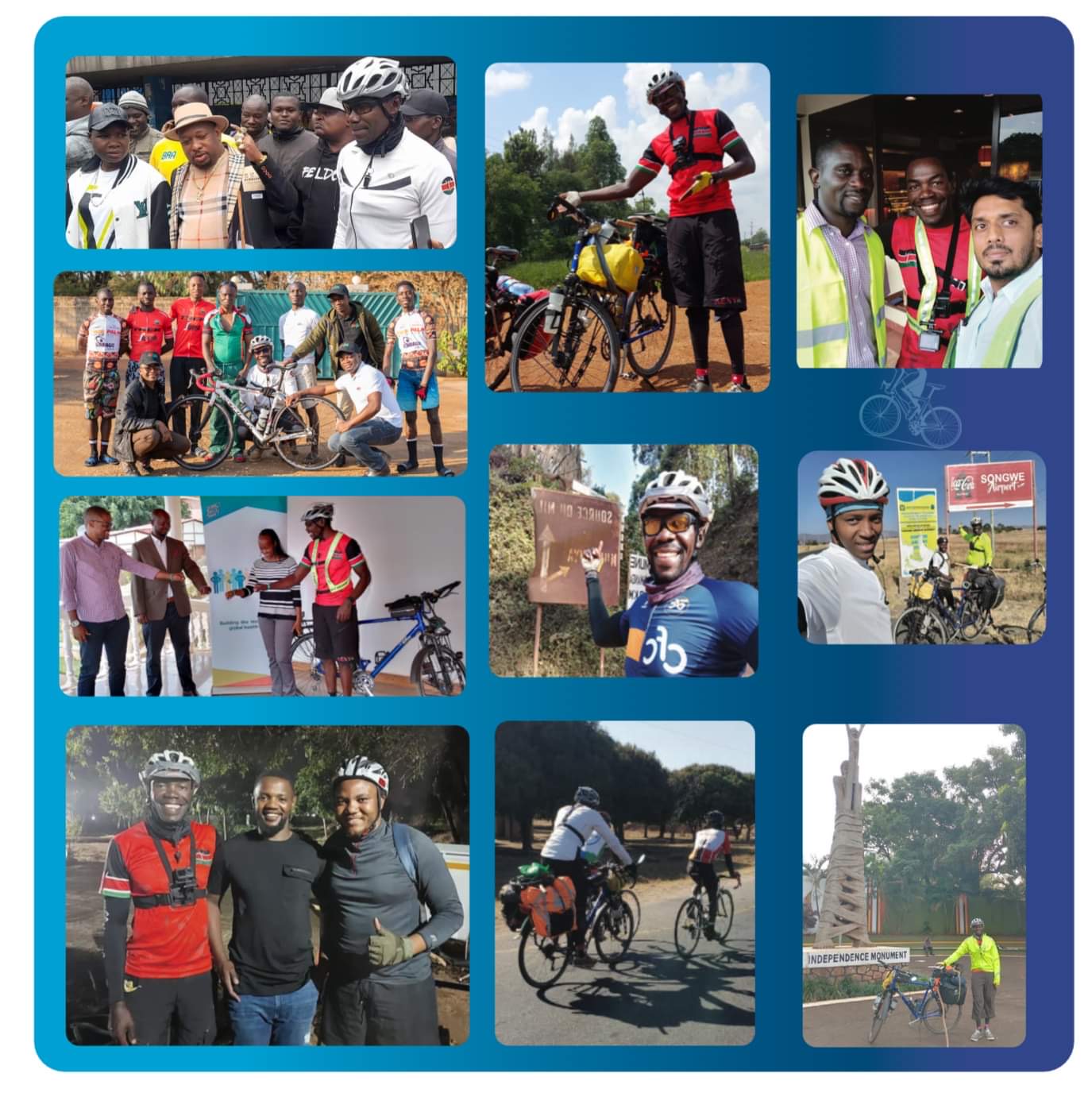 Kenyan cyclist on trailblazing awareness ride through 9 countries ...
