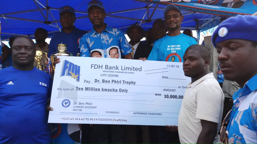 Ben Phiri launches sports trophies, sponsorship up to K12m for 2018 ...