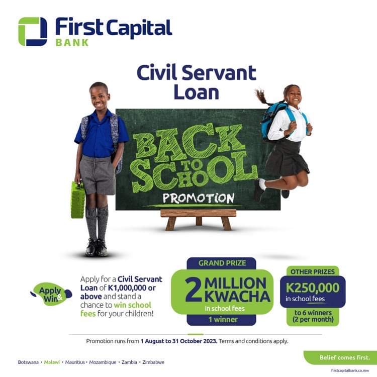 First Capital Bank entices civil servants to apply for K1m loan to win ...