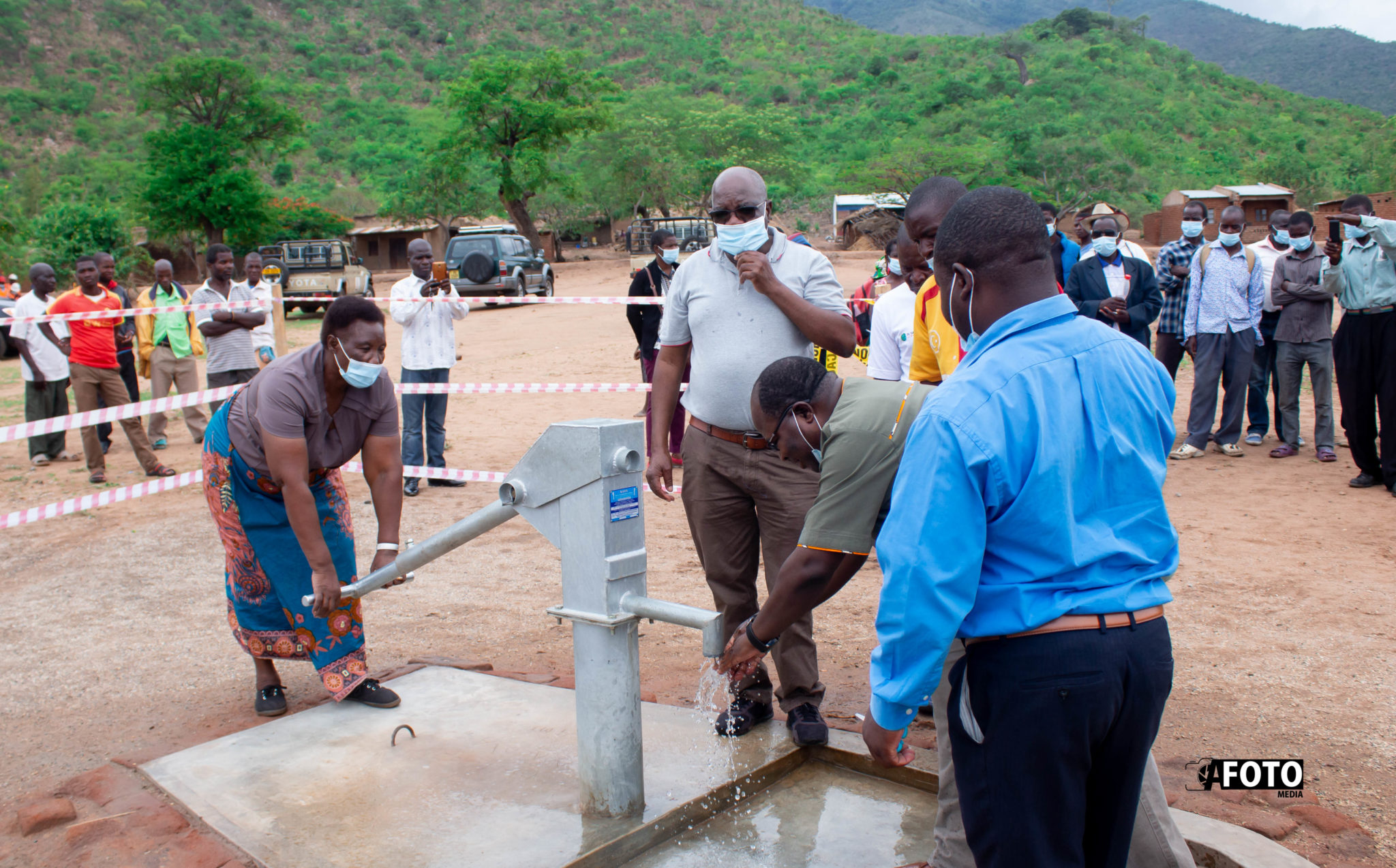 Phalombe community hail Mkango Resources for clean water - Malawi Nyasa ...