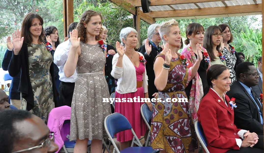 US ambassador in Malawi swears in Peace corps GHSP volunteers - Malawi ...
