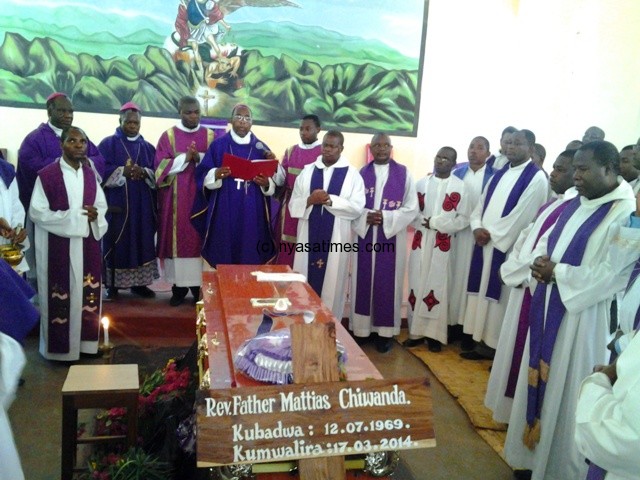 Fr Chiwanda laid to rest at Mzimu Woyera - Malawi Nyasa Times - News ...
