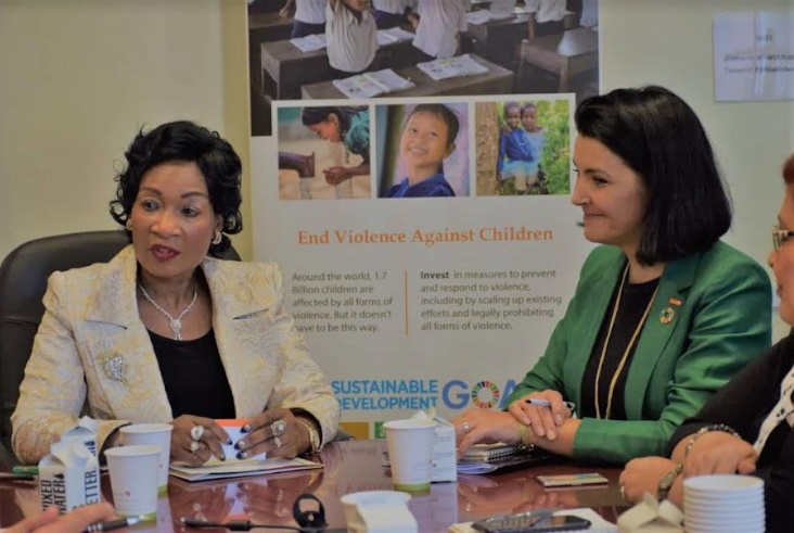 First Lady visits World Vision in New York, commends it for uplifting ...
